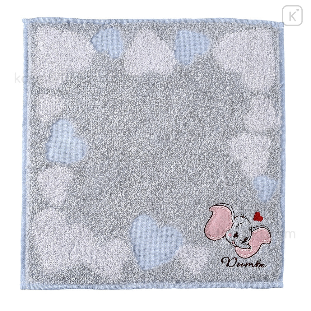 Japan Disney Store Towel Handkerchief - Dumbo : Grey Heart | Kawaii Limited