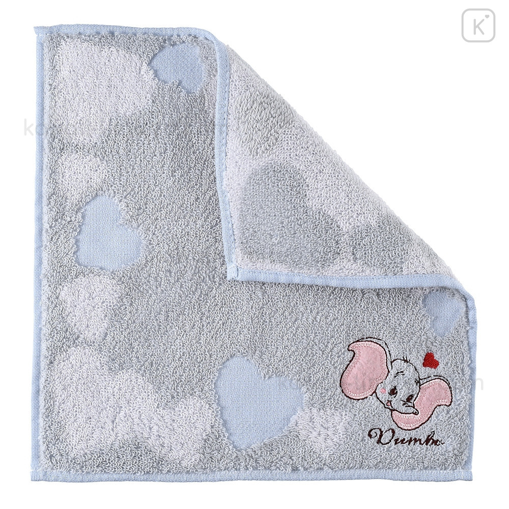 Japan Disney Store Towel Handkerchief - Dumbo : Grey Heart | Kawaii Limited