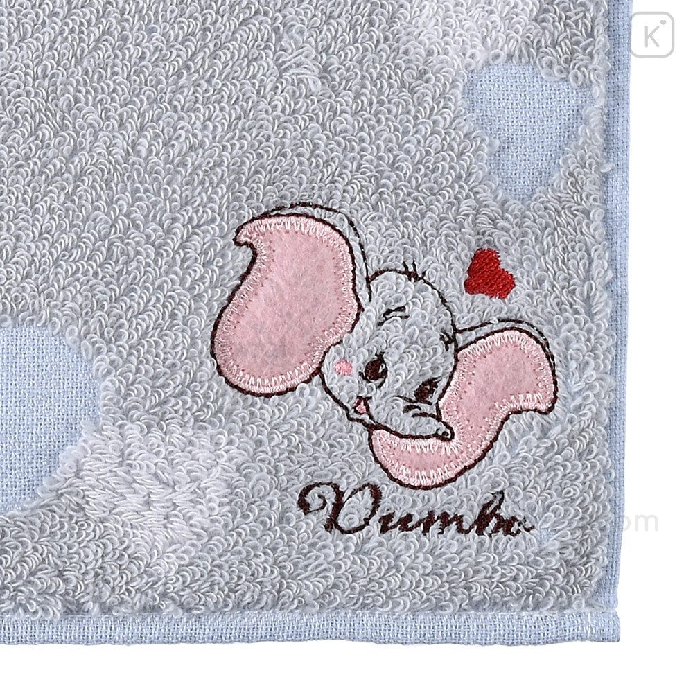 Japan Disney Store Towel Handkerchief - Dumbo : Grey Heart | Kawaii Limited
