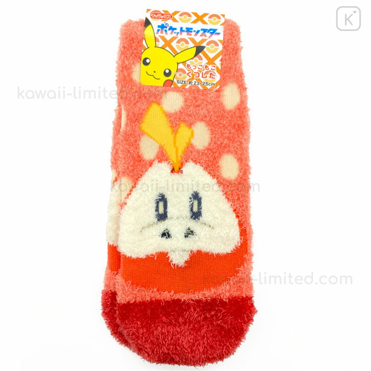 Japan Pokemon Fluffy Socks - Fuecoco : Hogator | Kawaii Limited