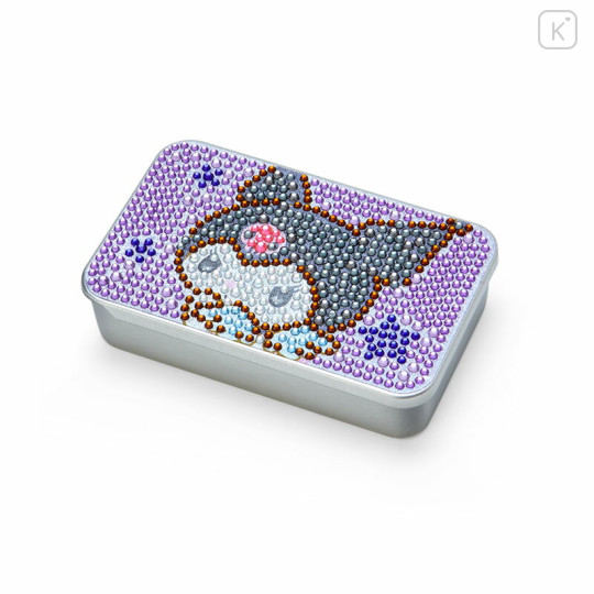 Japan Sanrio Original Glitter Deco Can Case - Kuromi | Kawaii Limited