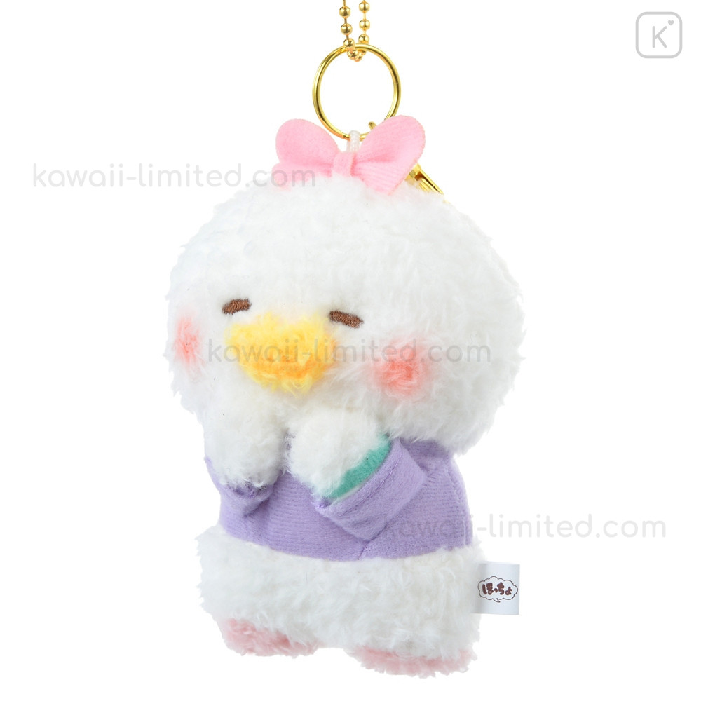 Japan Disney Store Fluffy Plush Keychain - Daisy Duck : Hoccho Blessed ...