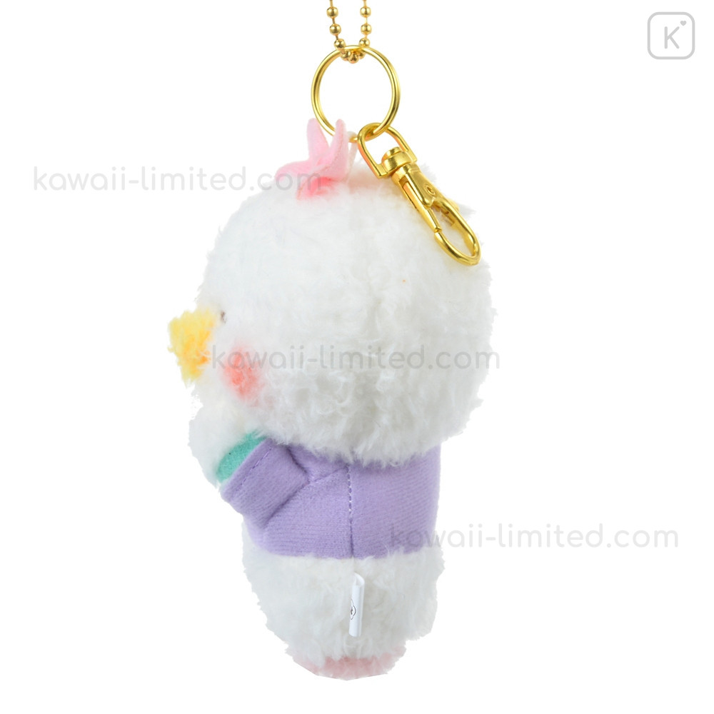 Japan Disney Store Fluffy Plush Keychain - Daisy Duck : Hoccho Blessed ...