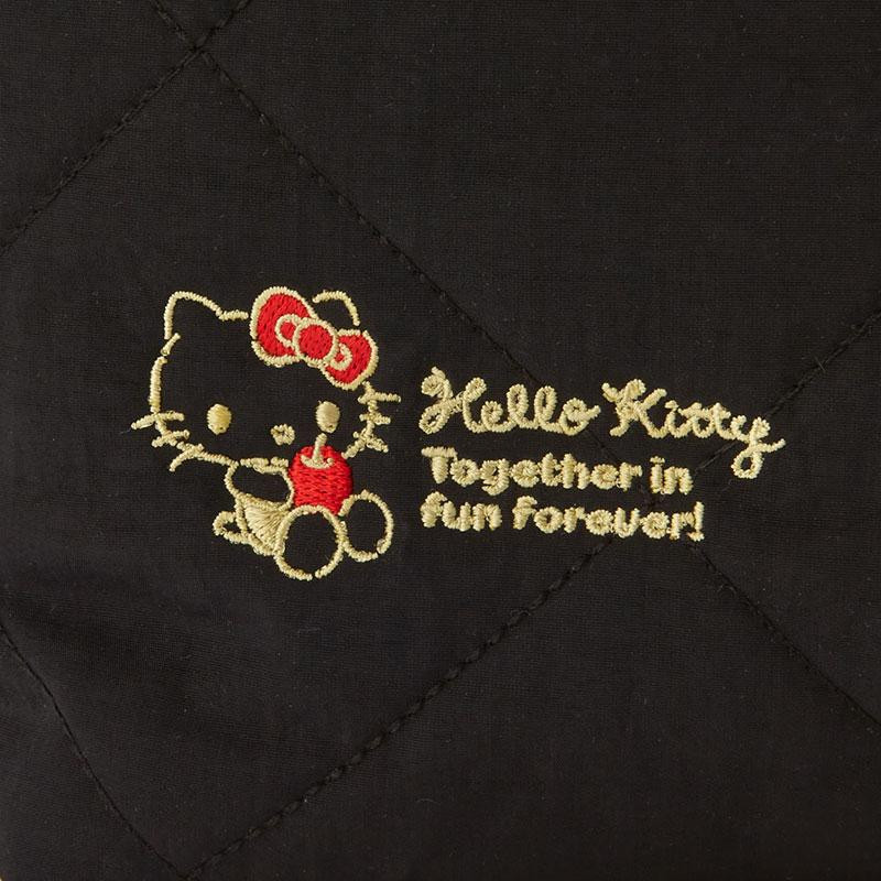 Japan Sanrio Rootote Medium Quilt Bag - Hello Kitty / Black | Kawaii Limited