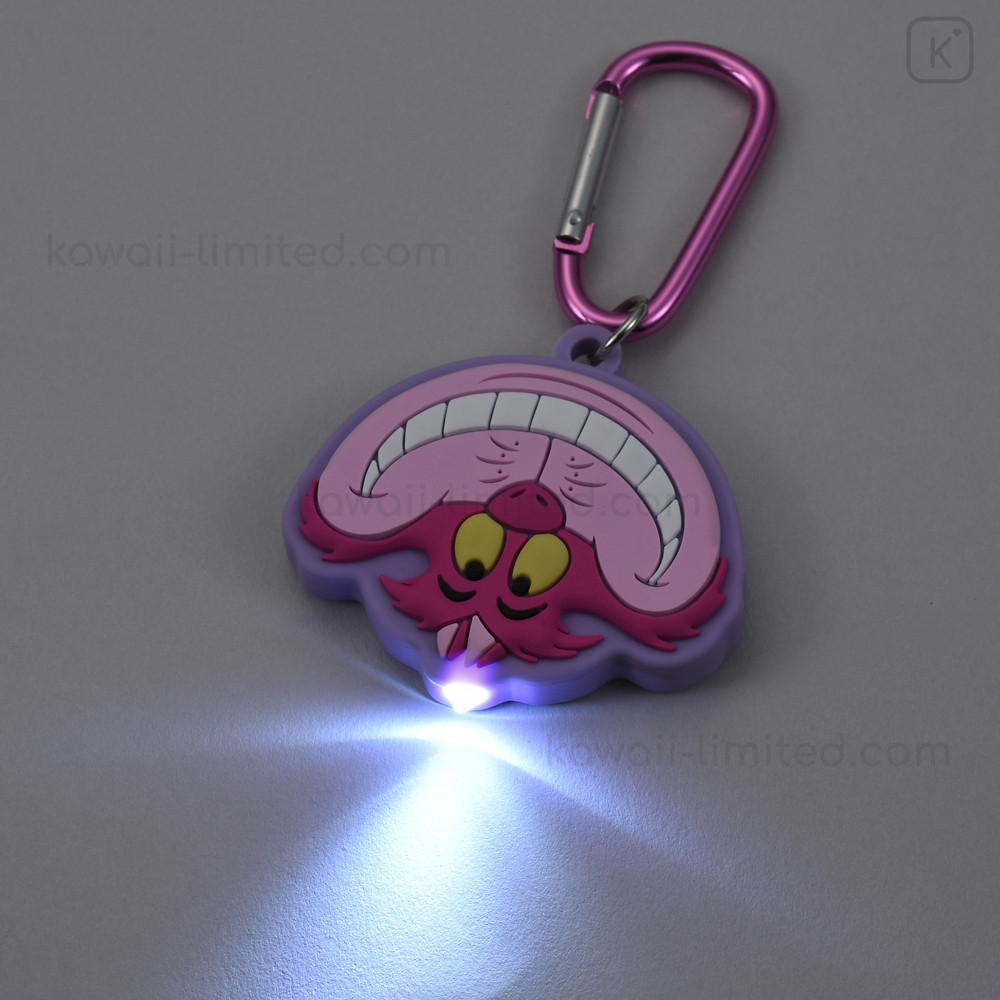 Japan Disney Store Keychain Carabiner Light Up - Cheshire Cat | Kawaii ...