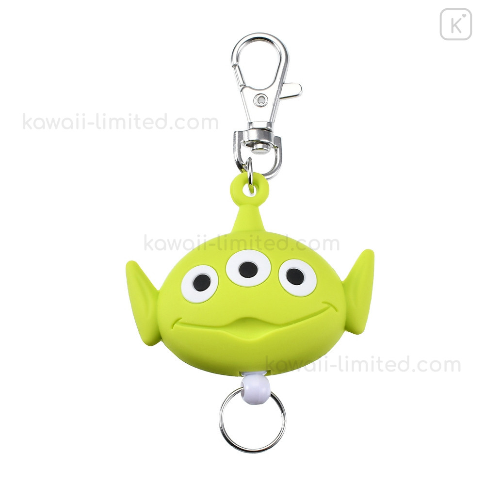 Japan Disney Store Rubber Reel Key Chain - Little Green Men : 3D ...