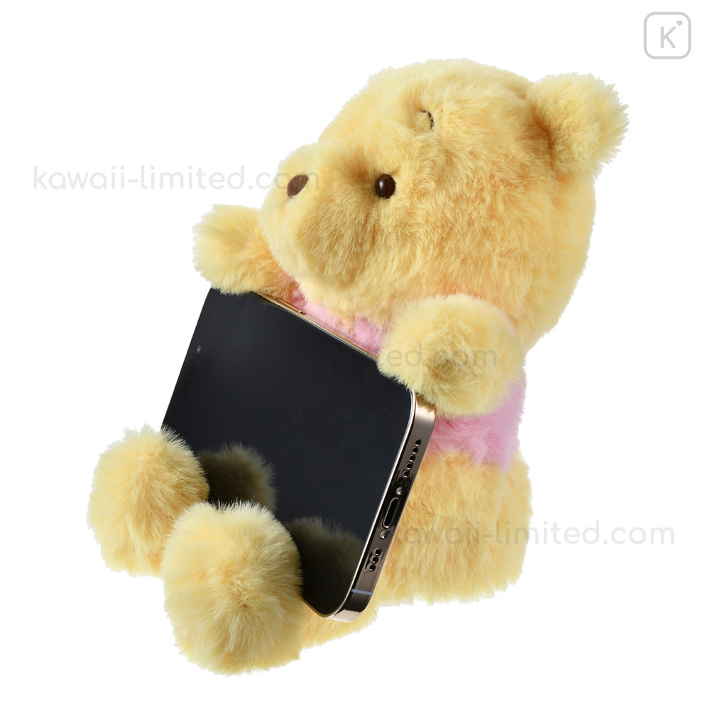 Japan Disney Store Smartphone Stand - Pooh : Fluffy Fuwamoco Zakka ...