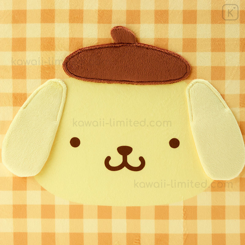 Japan Sanrio Original Gingham Cushion - Pompompurin | Kawaii Limited