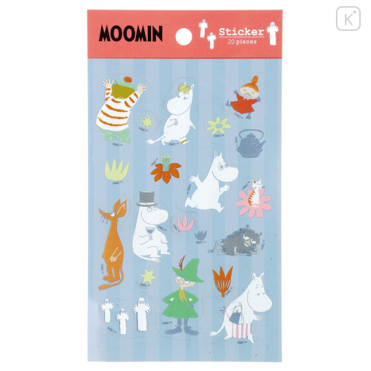 Japan Moomin Clear Sticker - Moomintroll | Kawaii Limited