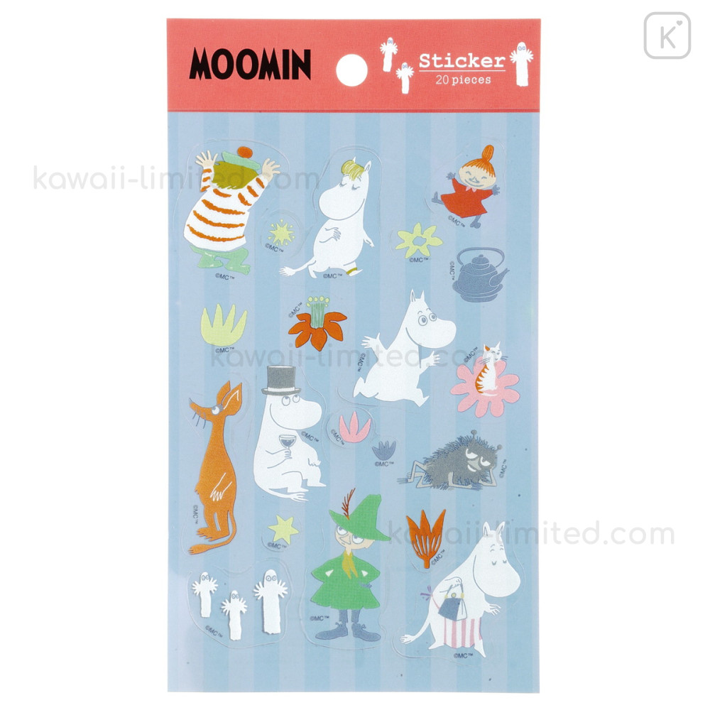 Japan Moomin Clear Sticker - Moomintroll | Kawaii Limited