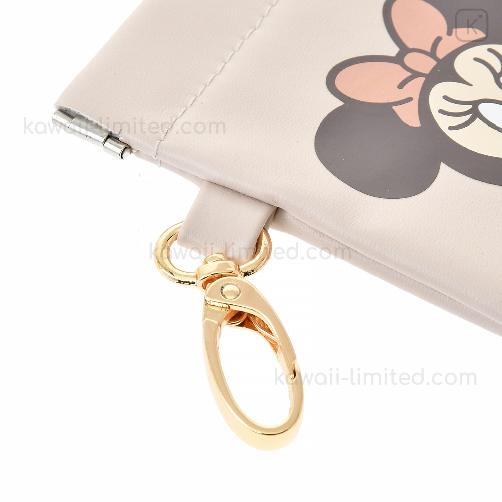 Japan Disney Store Accessory Case - Minnie Mouse : Beige | Kawaii Limited