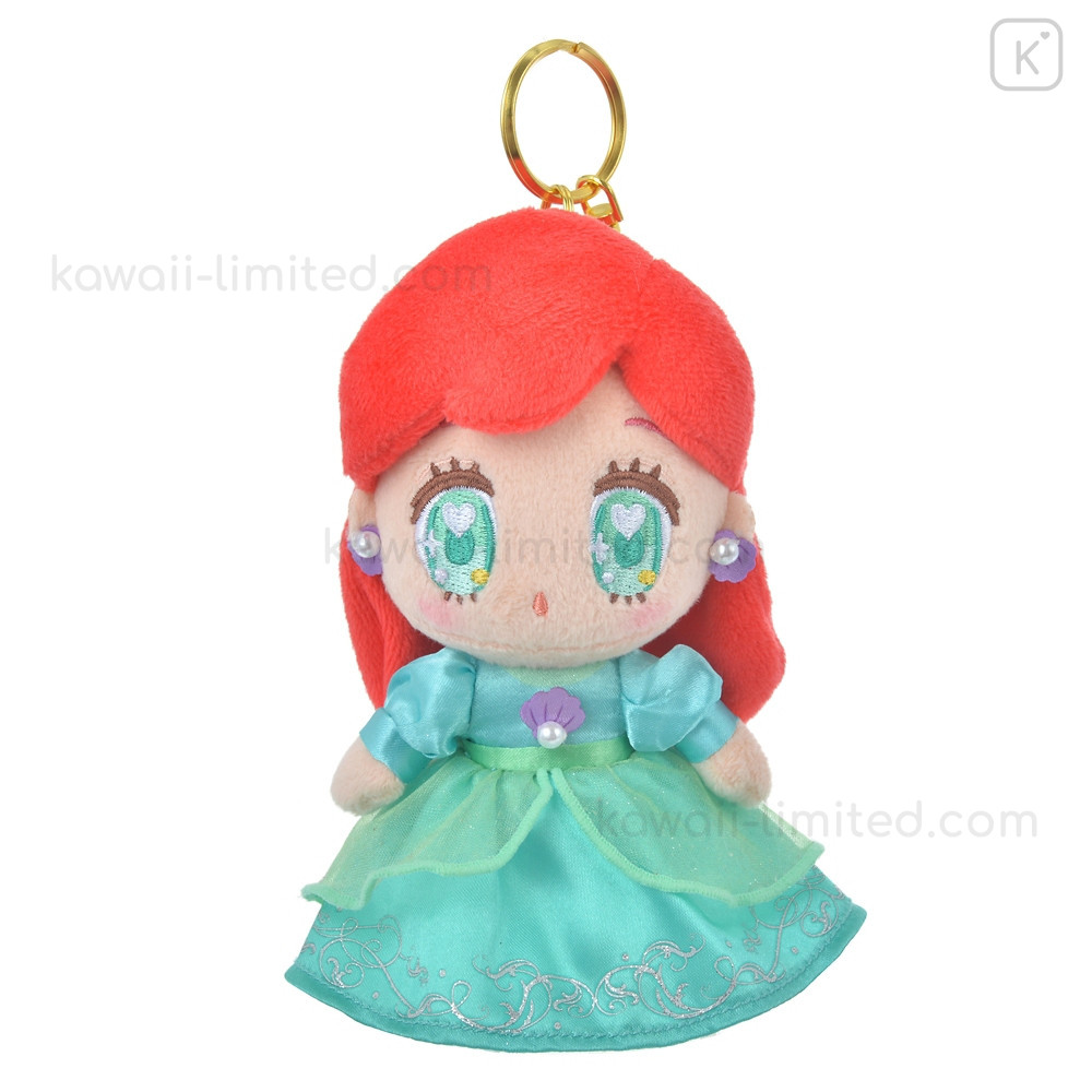 Japan Disney Store Tiny Princess Plush Keychain - Ariel | Kawaii Limited