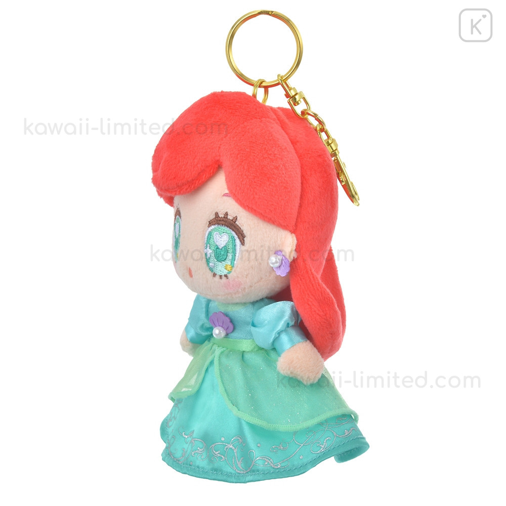 Japan Disney Store Tiny Princess Plush Keychain - Ariel | Kawaii Limited