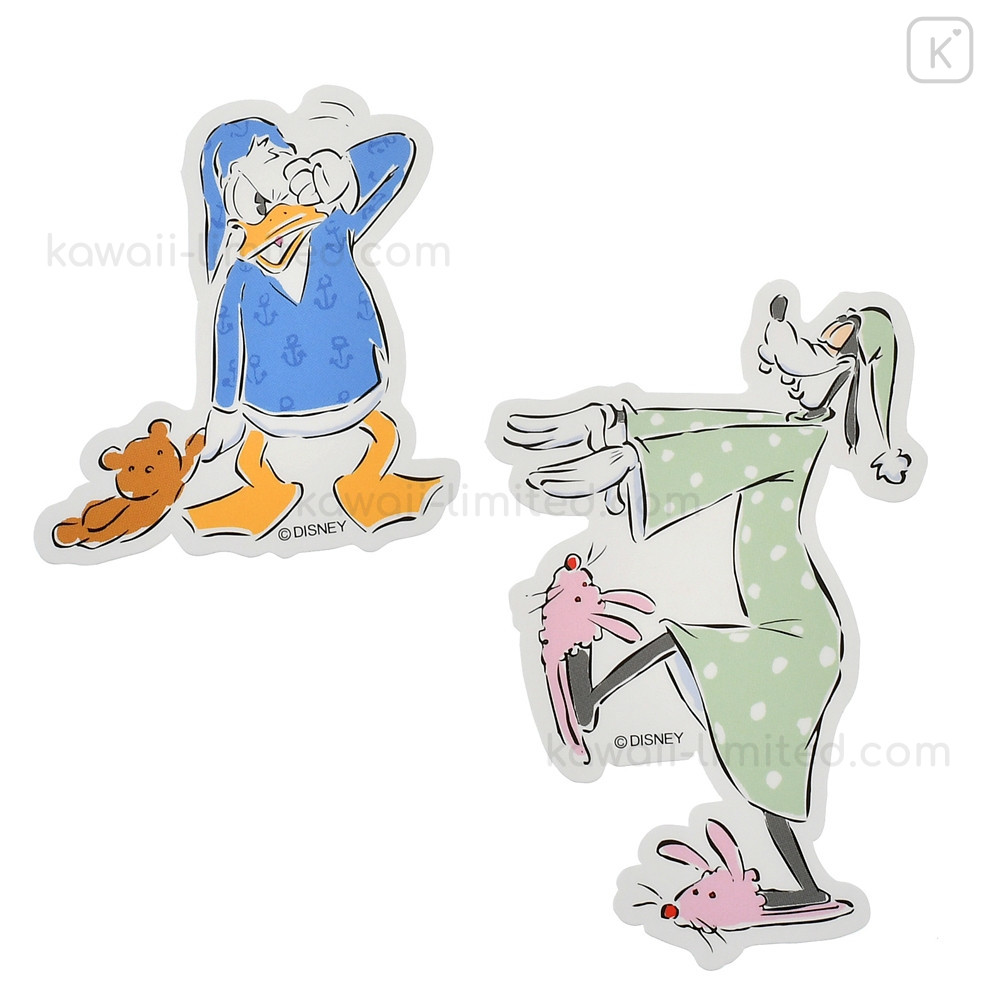 Japan Disney Store Vinyl Deco Sticker Set - Mickey & Friends / Pajama ...