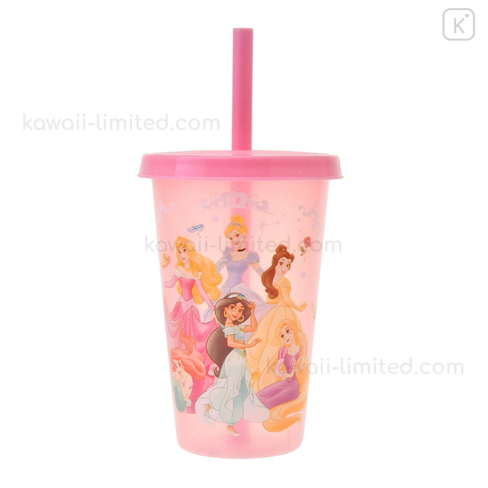 Japan Disney Store Clear Tumbler - Princesses / Changing Color / Cold ...