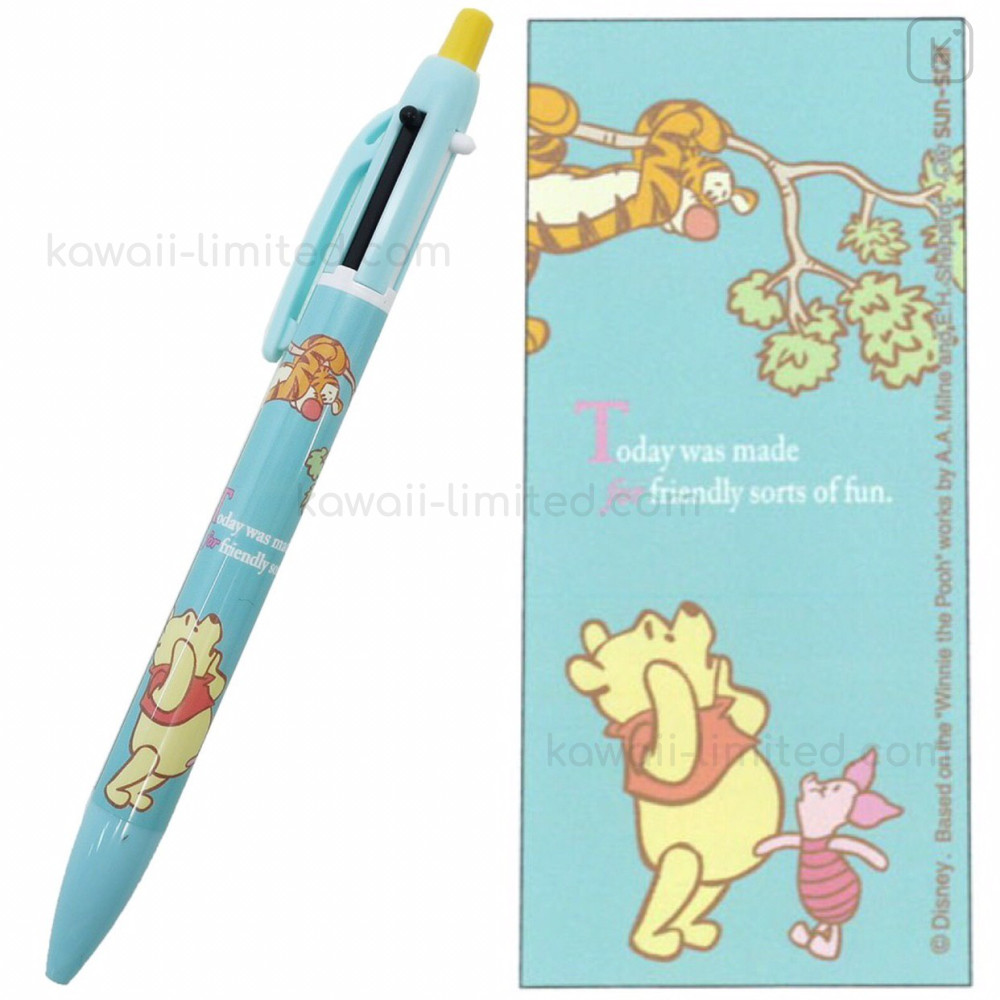 Japan Disney 2+1 Multi Ballpoint Pen & Mechanical Pencil - Pooh ...