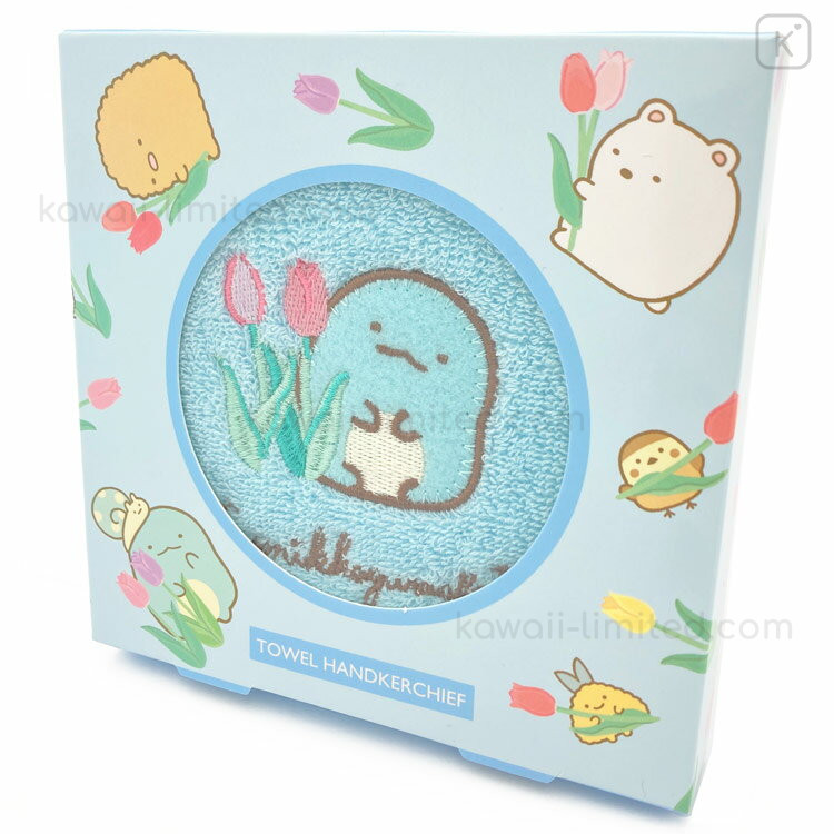 Japan San-X Embroidered Mini Towel Handkerchief Box - Sumikko Gurashi ...