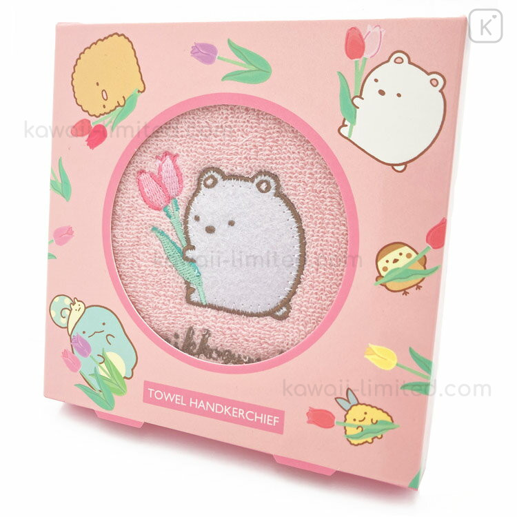 Japan San-X Embroidered Mini Towel Handkerchief Box - Sumikko Gurashi ...