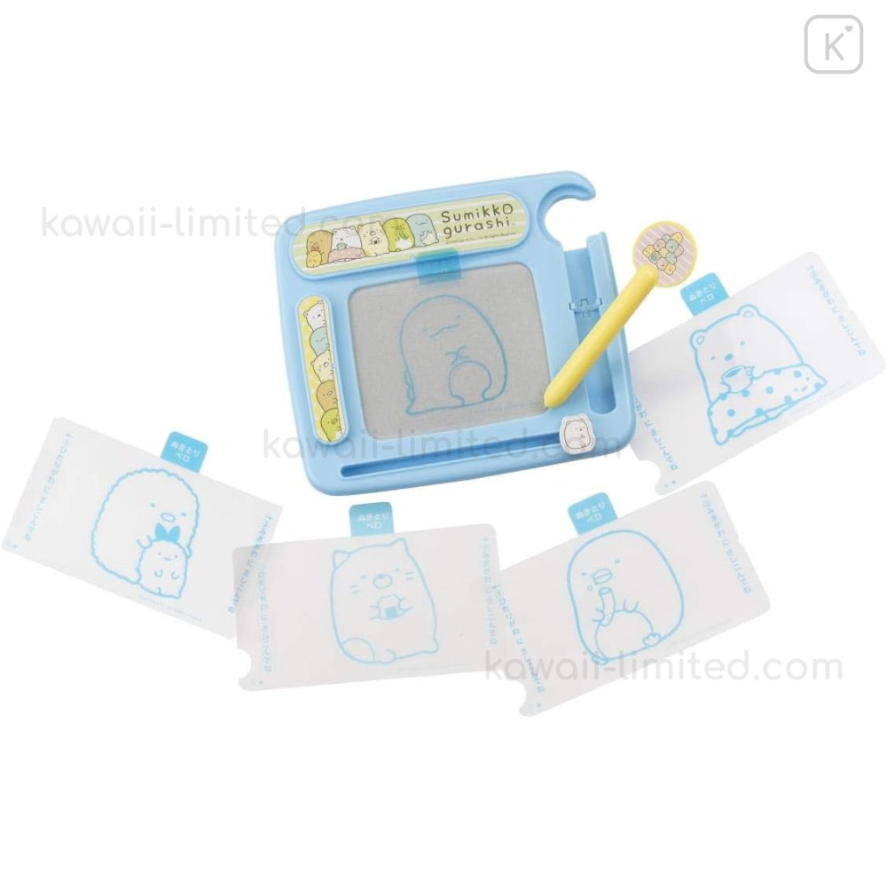 Japan San-X Mini Drawing Board - Sumikko Gurashi : Blue | Kawaii Limited
