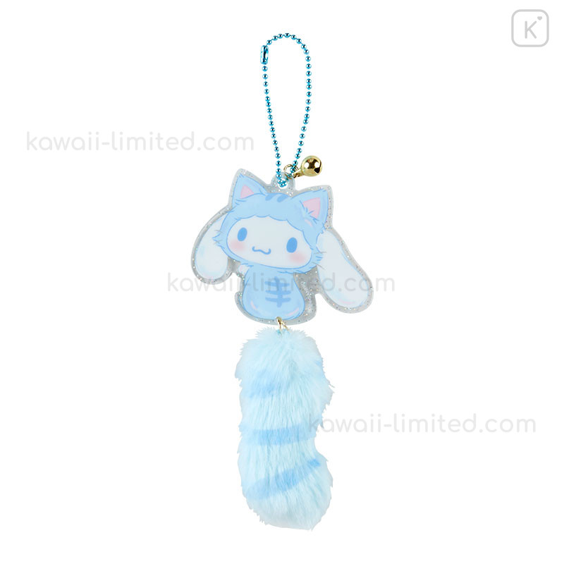 Japan Sanrio Original Acrylic Charm with Tail & Bell - Cinnamoroll ...