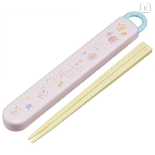 Japan Pui Pui Molcar 16.5cm Chopsticks with Case | Kawaii Limited