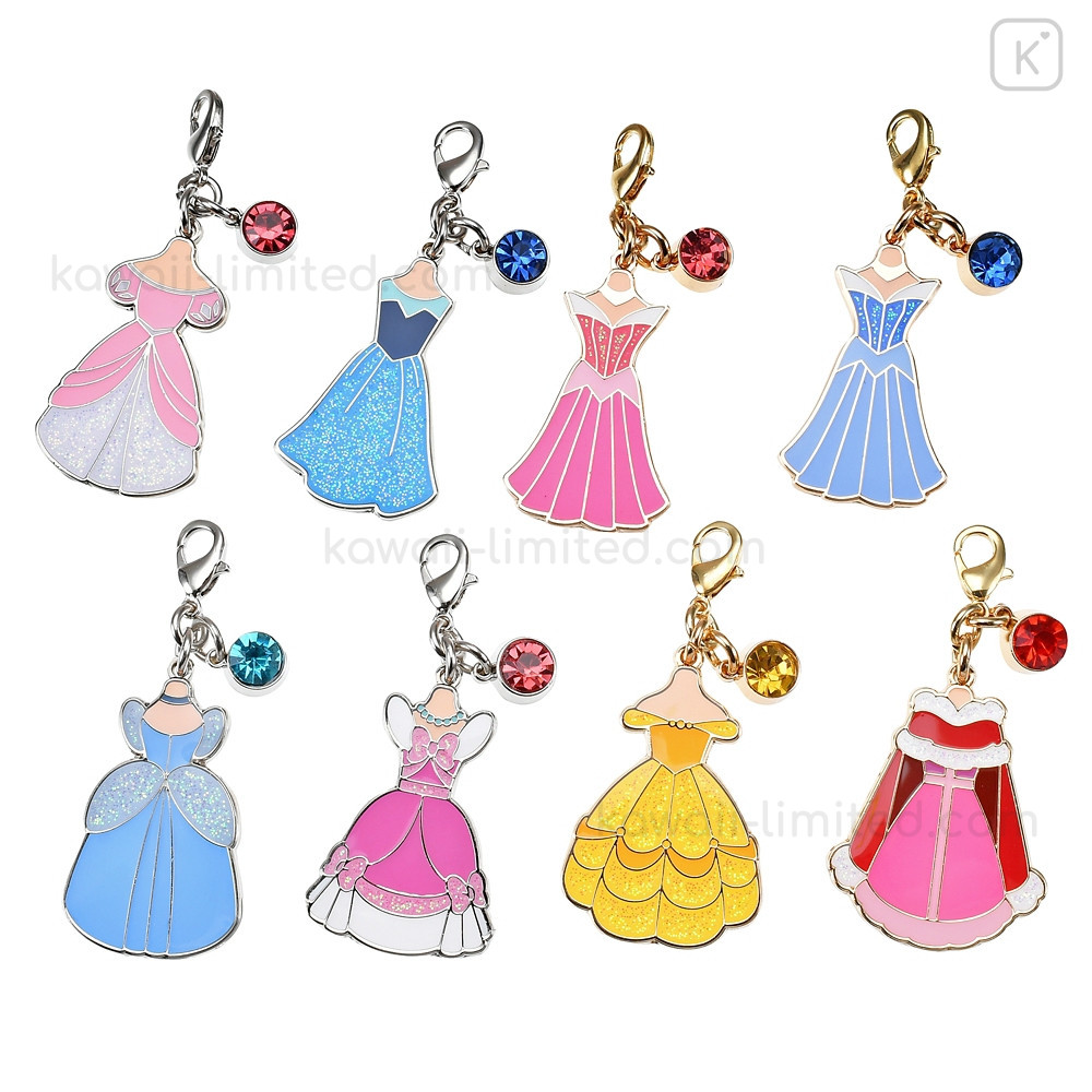 Japan Disney Secret Tiny Metal Charm - Princess Dress | Kawaii Limited