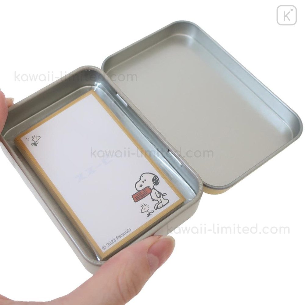Japan Peanuts Mini Notepad & Case - Snoopy & Woodstock : Yellow ...