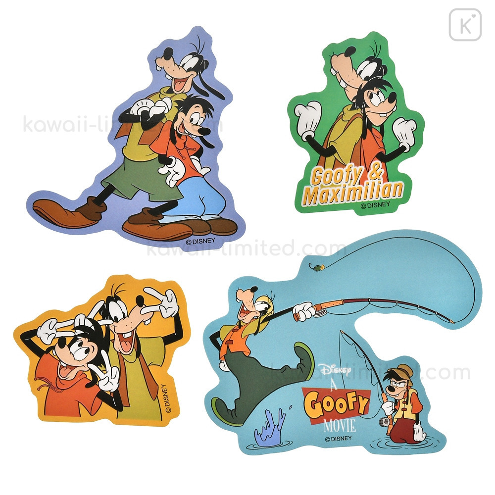 Japan Disney Store Vinyl Deco Sticker Set - Goofy Movie | Kawaii Limited