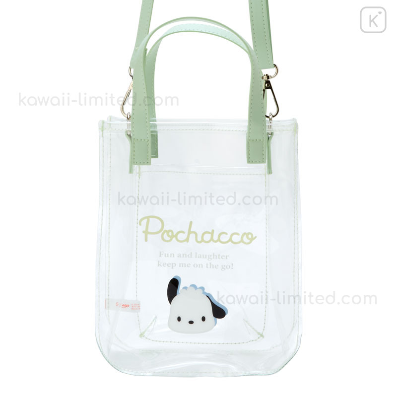 Japan Sanrio Original Clear Shoulder Bag - Pochacco | Kawaii Limited