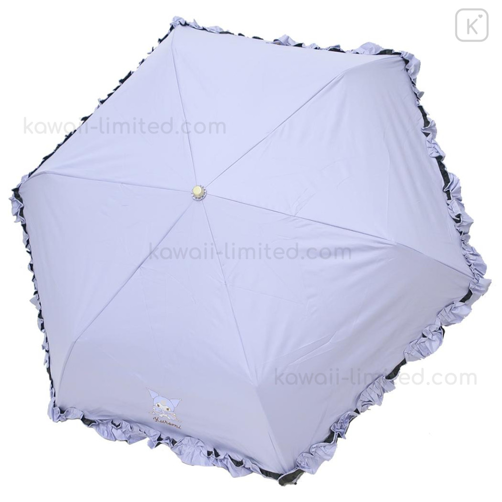 Japan Sanrio Folding Umbrella - Kuromi : Ribbon & Elegant Edge | Kawaii ...