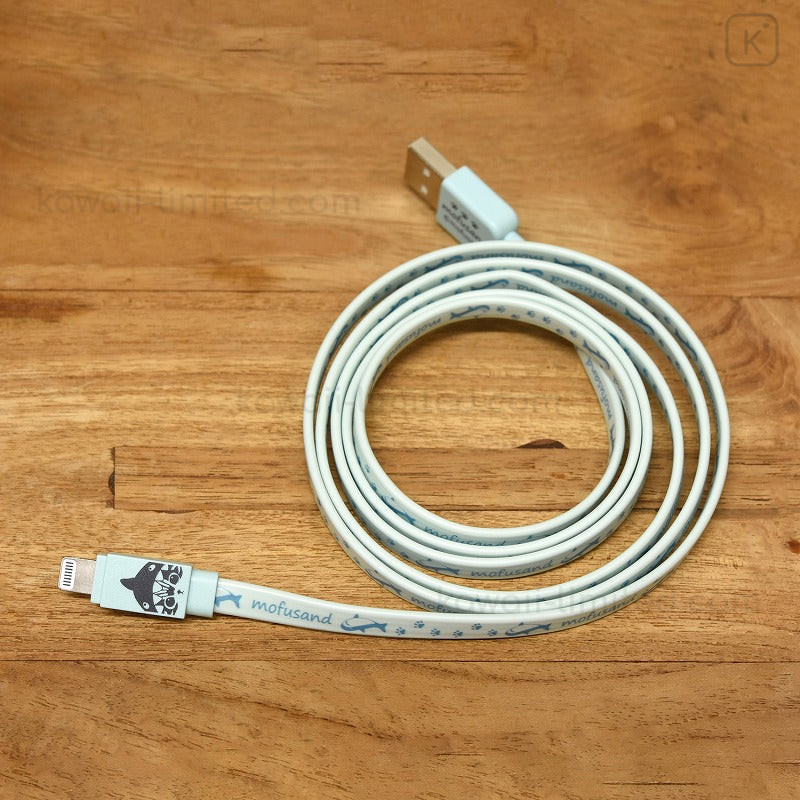 Japan Mofusand USB Type-A to Lightning Sync & Power Cable - Shark Cat ...