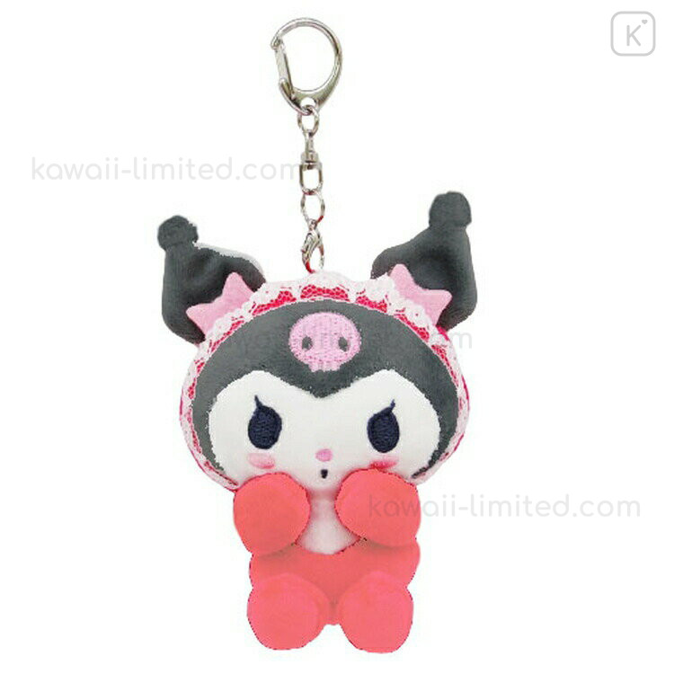Japan Sanrio Favorite Color Mascot Holder - Kuromi : Baby Red | Kawaii ...