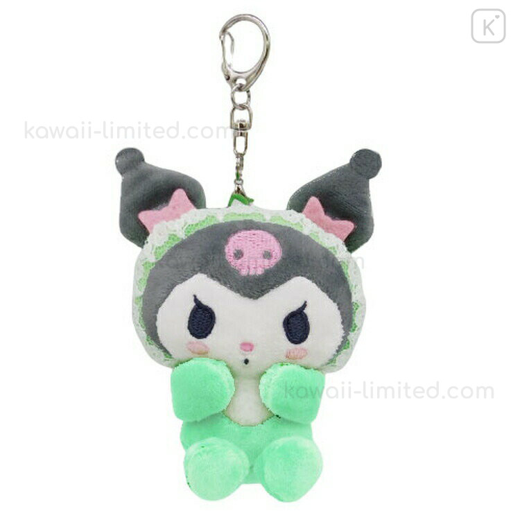 Japan Sanrio Favorite Color Mascot Holder - Kuromi / Baby Green ...
