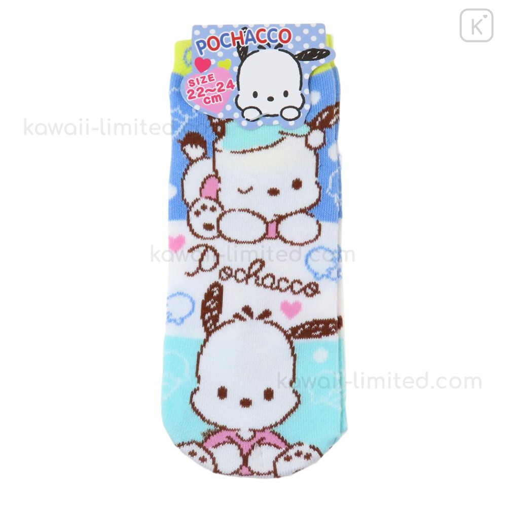 Japan Sanrio Socks - Pochacco : Smile | Kawaii Limited