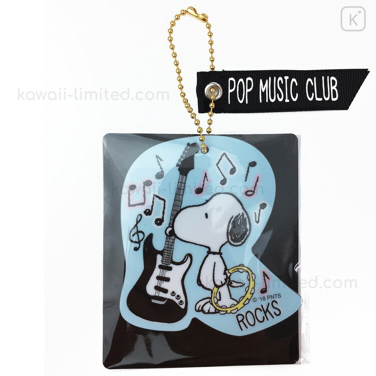 Japan Peanuts Acrylic Keychain - Snoopy : Pop Music | Kawaii Limited