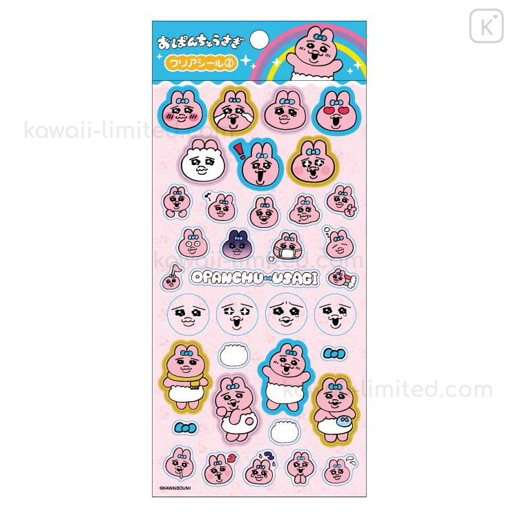 Japan Panchu Rabbit Sticker - Pink | Kawaii Limited