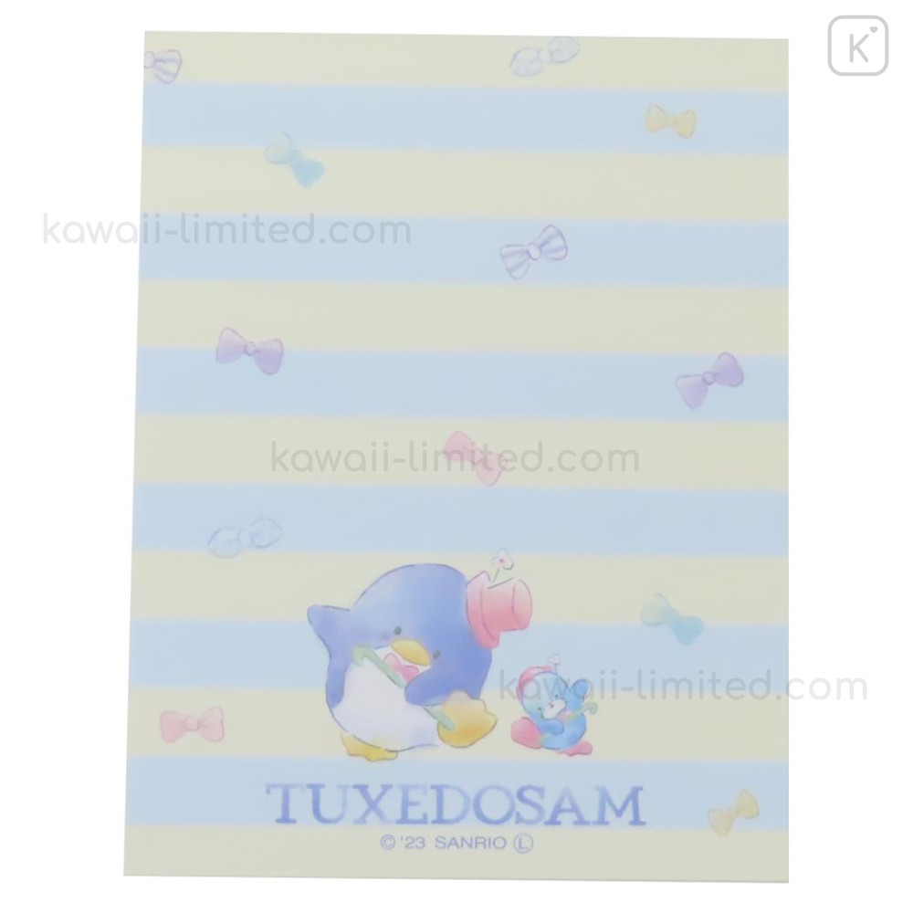 Japan Sanrio Mini Notepad - Tuxedo Sam : Watercolor | Kawaii Limited