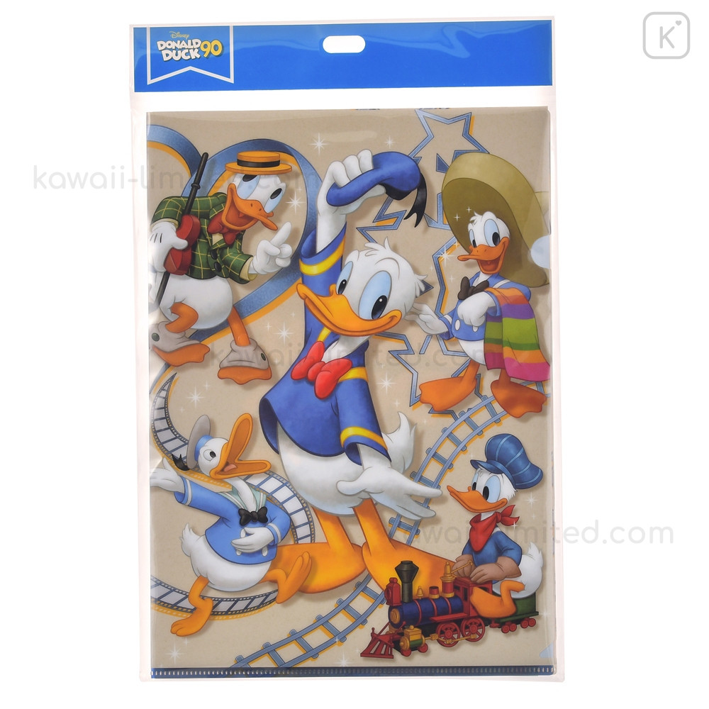 Japan Disney Store A4 Clear File & Multi Case Set - Donald Duck ...