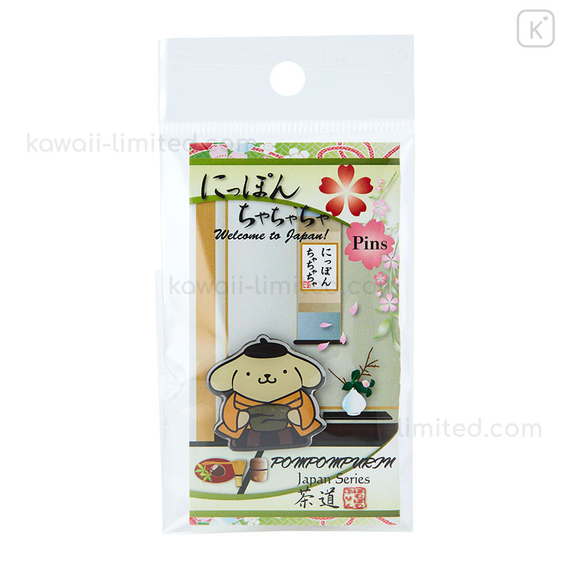 Japan Sanrio Pin - Pompompurin : Welcome to Japan | Kawaii Limited