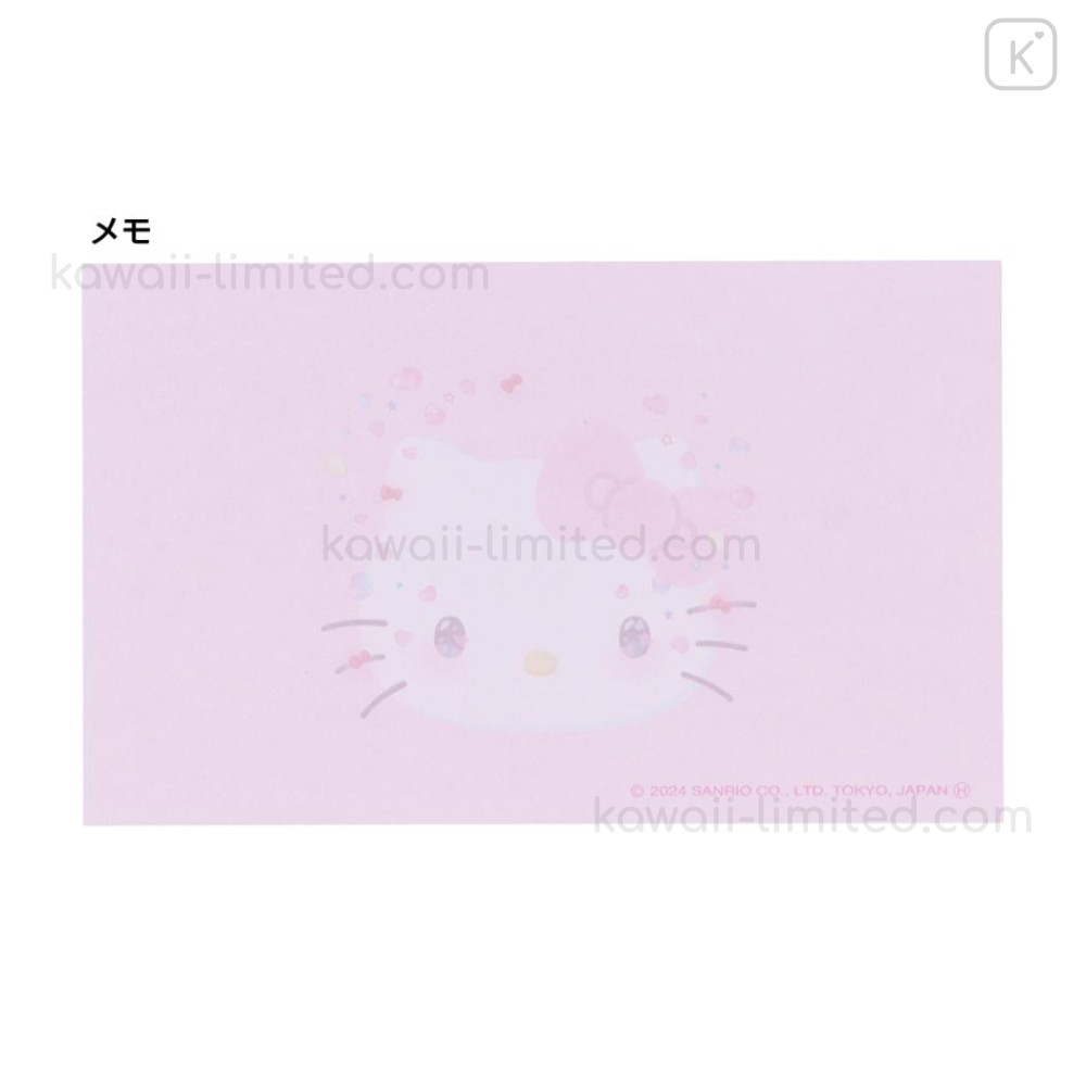 Japan Sanrio Memo Pad with Case - Hello Kitty 50th Anniversary B ...
