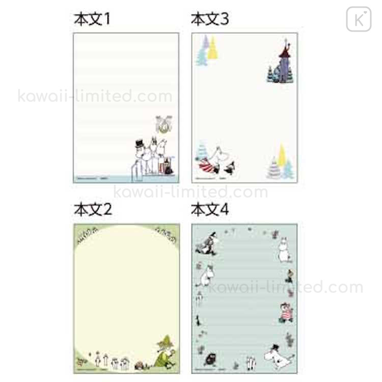 Japan Moomin B7 Notepad - Characters | Kawaii Limited