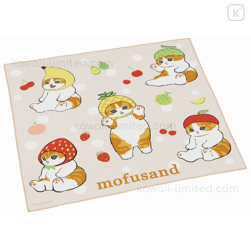 Japan Mofusand Bento Lunch Cloth - Cat : Fruit | Kawaii Limited