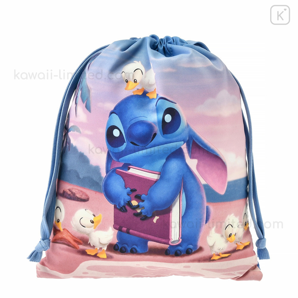 Japan Disney Store Drawstring Bag - Stitch / Disney Stitch Day Collection | Kawaii Limited