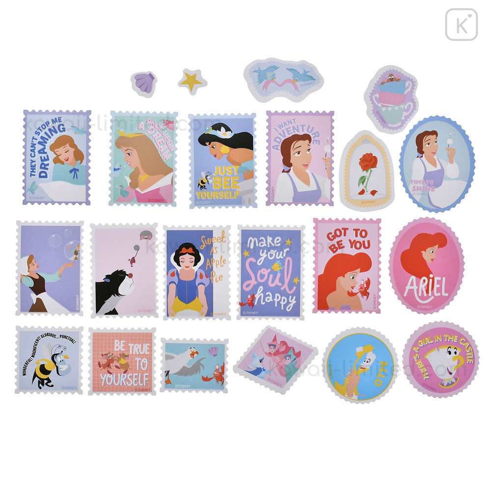 Japan Disney Store Clear Sticker Set - Disney Princess | Kawaii Limited
