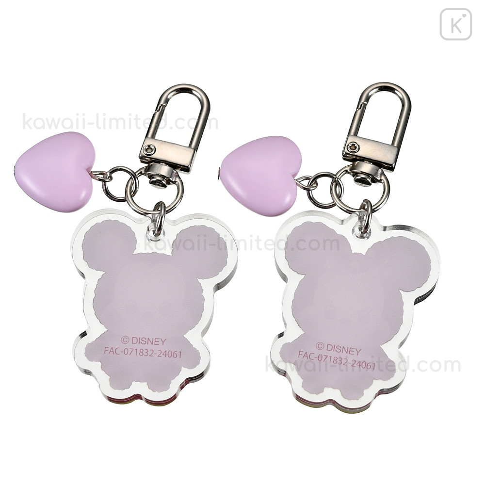 Japan Disney Store Key Holder Keychain - Mickey & Minnie Mouse ...