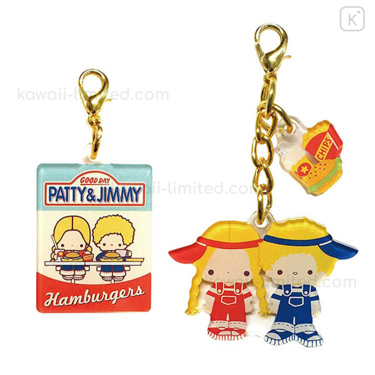 Japan Sanrio Acrylic Keychain Set - Patty & Jimmy : Retro Vintage ...