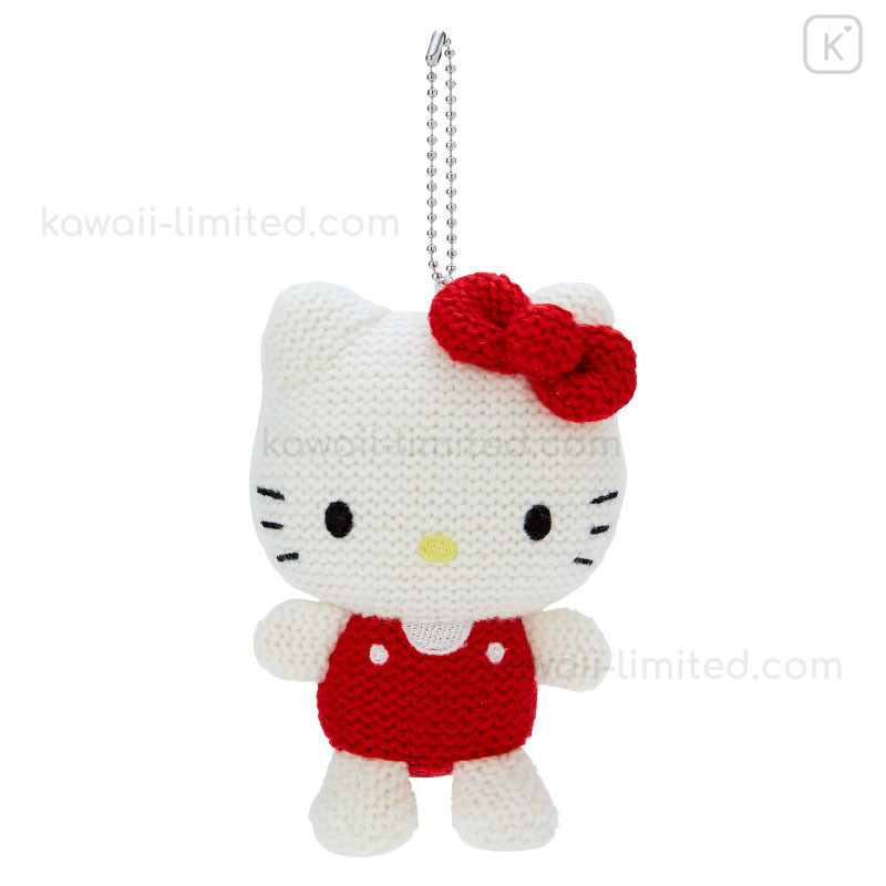 Japan Sanrio Original Amigurumi Style Knit Mascot Holder - Hello Kitty ...