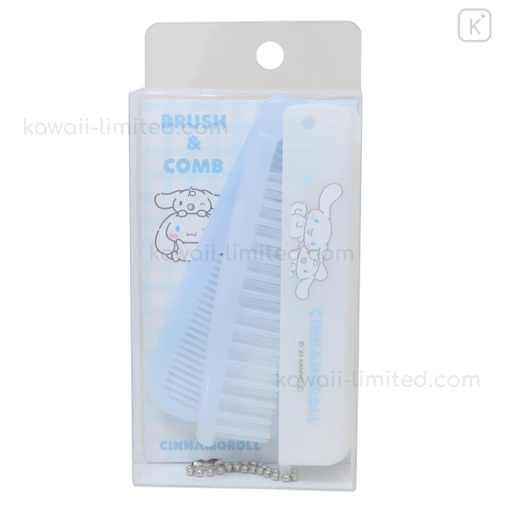 Japan Sanrio Folding Compact Comb & Brush - Cinnamoroll : Blue | Kawaii ...