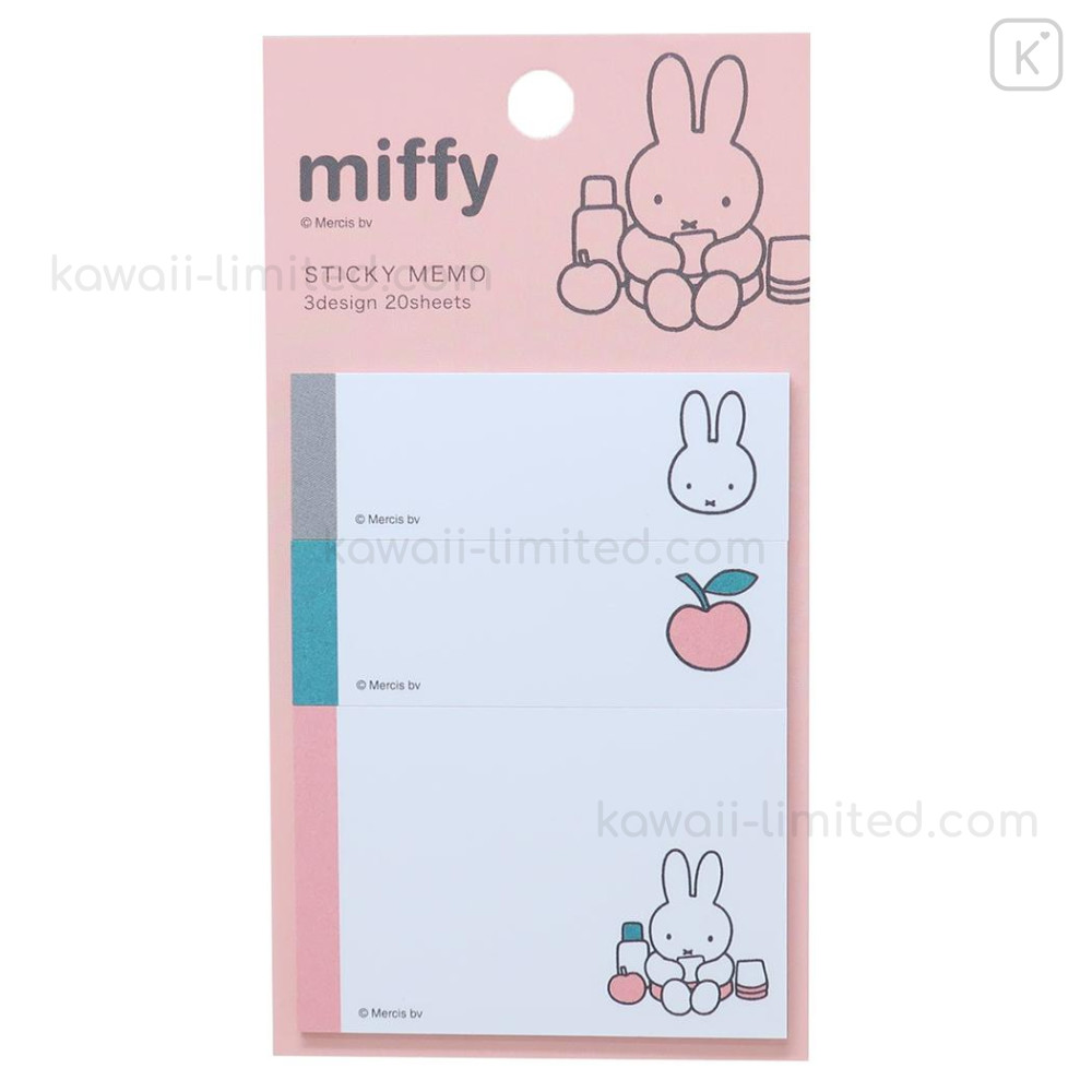Japan Miffy Sticky Notes - Pink | Kawaii Limited