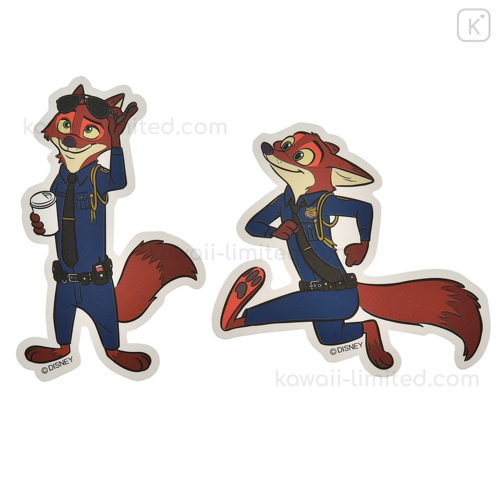 Japan Disney Store Die-cut Sticker Collection - Nick Wilde / Private ...